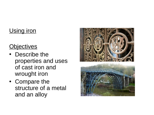 2019 AQA GCSE Chemistry Steel and Alloys | Teaching Resources