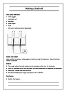 2019 AQA GCSE Chemistry Energy changes Fuel Cells | Teaching Resources
