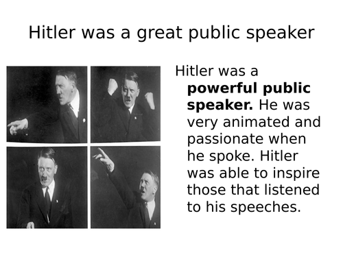 Hitler's rise to power - KS3 overview | Teaching Resources