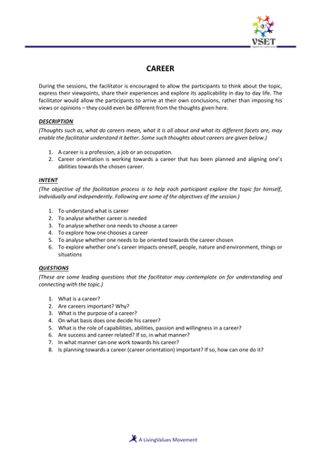 Career | Teaching Resources