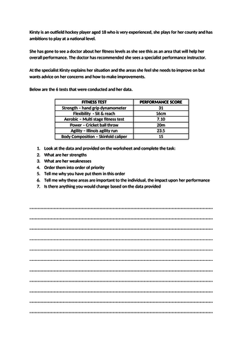 Btec Sport Level 3 2016 Specification Unit 5 All Learning Aims And Resources Teaching Resources