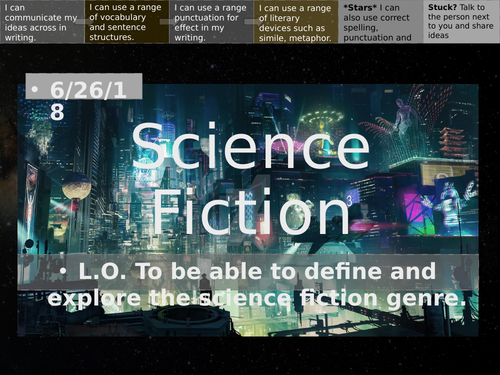 Science Fiction (Whole Unit 15 hours!) | Teaching Resources