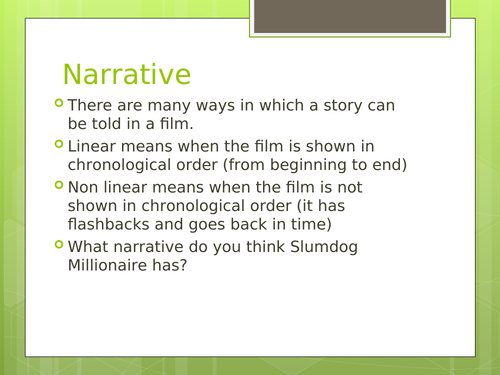 WJEC GCSE Film Studies SlumDog Millionaire Pack | Teaching Resources