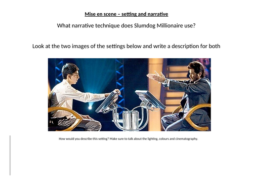 WJEC GCSE Film Studies SlumDog Millionaire Pack | Teaching Resources