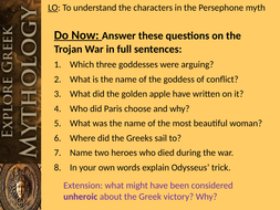 Persephone Lesson 1 | Teaching Resources