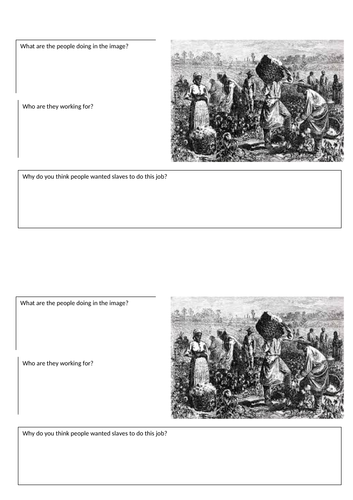 Slavery - triangular trade | Teaching Resources