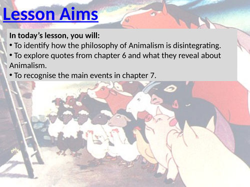 Animal Farm Scheme of Learning | Teaching Resources