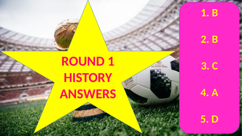 FIFA World Cup 2018 (and more...) QUIZ! | Teaching Resources