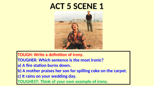 Act 5 Scene 1 Romeo and Juliet lesson | Teaching Resources