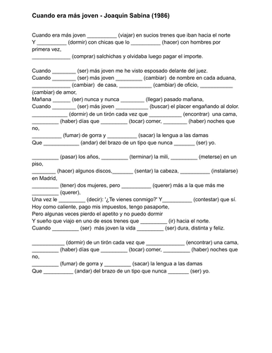 Contraste pretérito indefinido / imperfecto | Teaching Resources