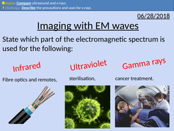 GCSE Physics: Imaging with Electromagnetic Waves | Teaching Resources
