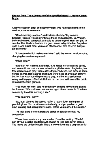 Murder Mystery Writing Scheme of Work - KS3 | Teaching Resources