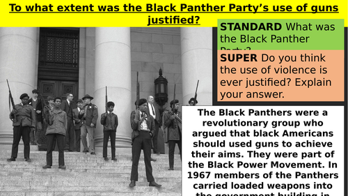 10 lesson SOW on Civil Rights & Black Power for KS3 | Teaching Resources