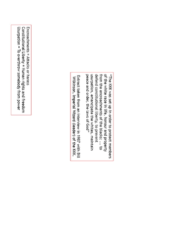 10 lesson SOW on Civil Rights & Black Power for KS3 | Teaching Resources