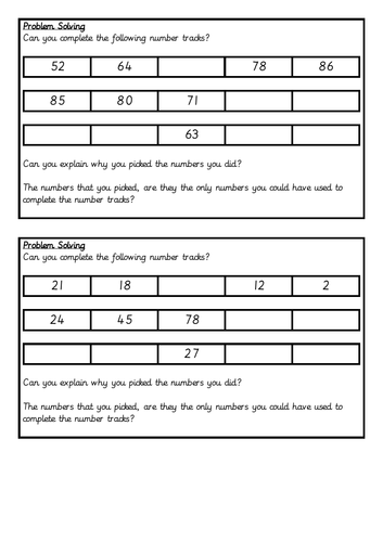 Ordering numbers, Summer block 4, Year 1 | Teaching Resources