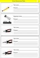 Electronic Tools Worksheets (x3) | Teaching Resources