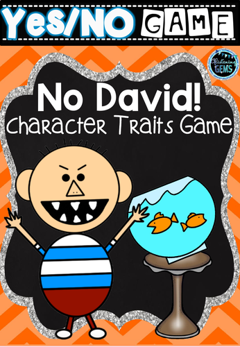 No David! Character Traits Game | Teaching Resources