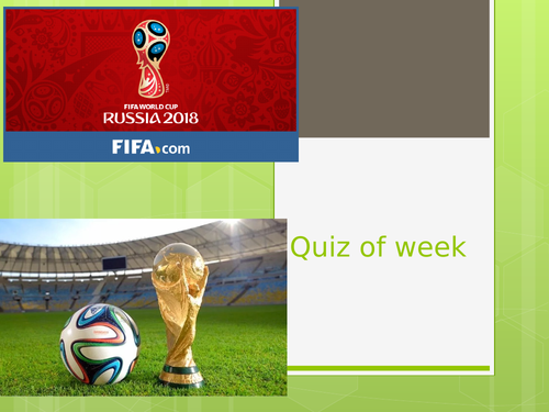 World Cup Quizzes | Teaching Resources