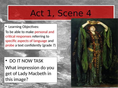 Macbeth Shakespeare- Complete scheme of work- KS3. | Teaching Resources