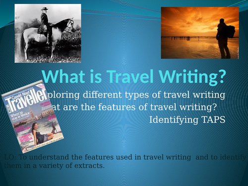 KS3 Travel writing scheme of work- based on Bill Bryson | Teaching ...