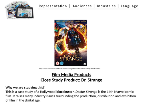 Doctor Strange GCSE Media Studies Close Study Product CSP Film ...