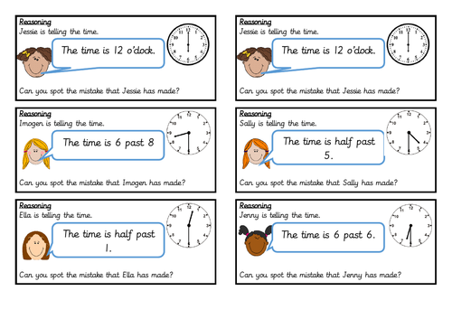 Time to half past, Summer Block 6, year 1 | Teaching Resources