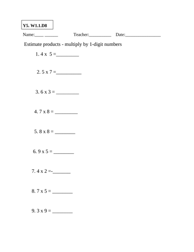 Multiplication/Word problems pack for primary | Teaching Resources