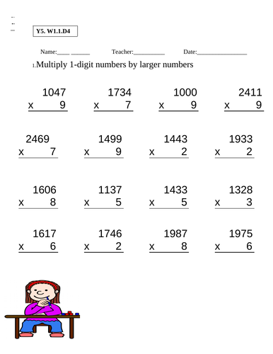 Multiplication/Word problems pack for primary | Teaching Resources