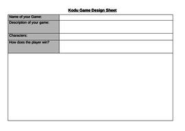 Programming Using Kodu | Teaching Resources
