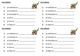 Los colores | Teaching Resources
