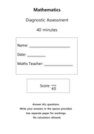 Key Stage 3 Diagnostic Assessment | Teaching Resources