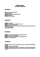 Noughts and Crosses - play adaptation by Dominic Cooke, Act 1 ...