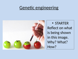 Genetic engineering 9-1 AQA | Teaching Resources