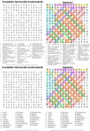 Geometry key words - maths word search and crossword | Teaching Resources