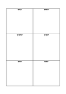 Creative Writing Idea Generation Grid Worksheet Descriptive Writing ...