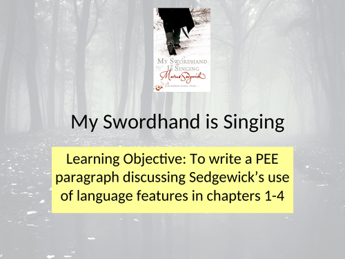 My Swordhand is Singing | Teaching Resources