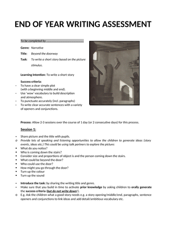 KS2 - End of Year Writing Assessment | Teaching Resources