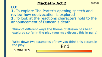 Macbeth Act 2 Scenes1-4 | Teaching Resources