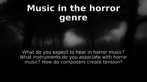 Halloween Themed KS3 lesson PP & WS | Teaching Resources