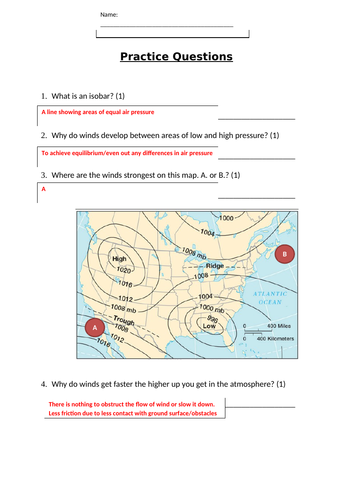 AQA GCSE Geography 3.1.1 FULL UNIT; Natural Hazards | Teaching Resources
