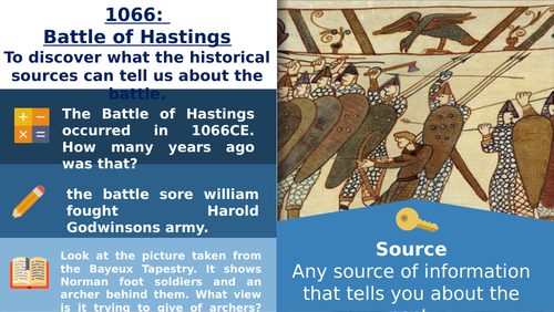 1066 3. Battle of Hastings Source Analysis - Norman Invasion (with ...