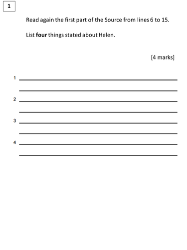 A series of AQA Paper 1 New Spec exam papers | Teaching Resources