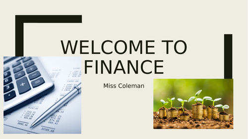 Finance/Business: Money, Income, Earnings lesson | Teaching Resources