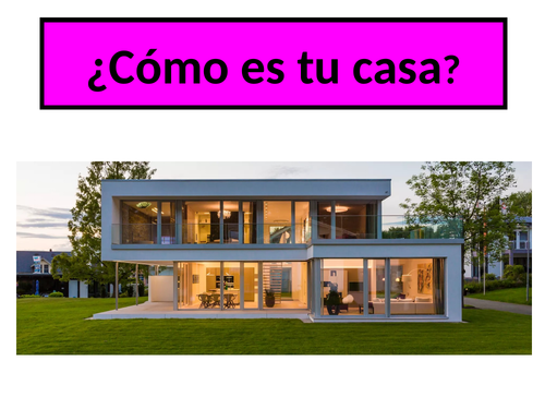 GCSE Spanish AQA Cómo es tu casa? | Teaching Resources