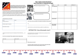 Was it right to bomb Hiroshima - BBC Guide - Supporting Worksheet ...