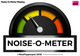 Noise Meter Display, Noise-O-Meter, Noise Monitor, Classroom Noise ...
