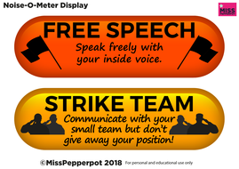 Noise Meter Display, Noise-O-Meter, Noise Monitor, Classroom Noise ...