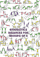 Gymnastics Group of 4 balances - Gymnastics sports acrobatics by ...