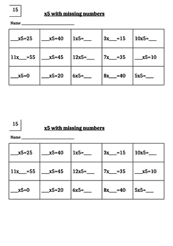 Mastery Approach to Times Tables tests for Year 3 | Teaching Resources