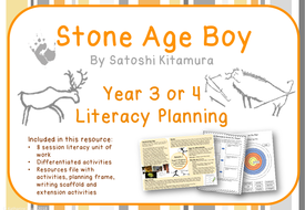 Stone Age Boy - literacy unit of work by Katharine7 | Teaching Resources